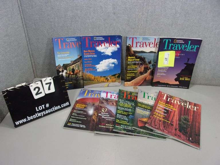 LOT: (9 BOOKS) - NATIONAL GEOGRAPHIC TRAVELER BOOKS - Bentley ...