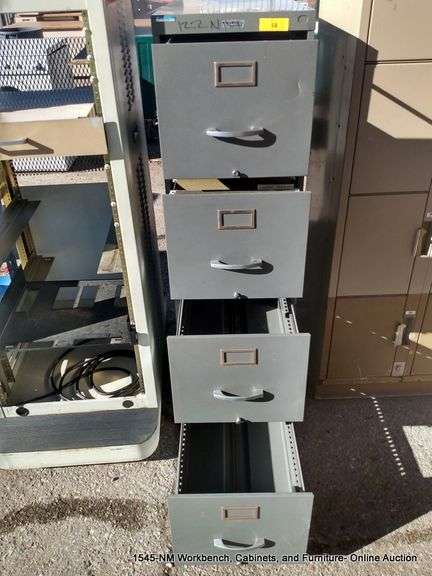 ANDERSON HICKEY CO 4-DRAWER FILE CABINET - Bentley & Associates, LLC