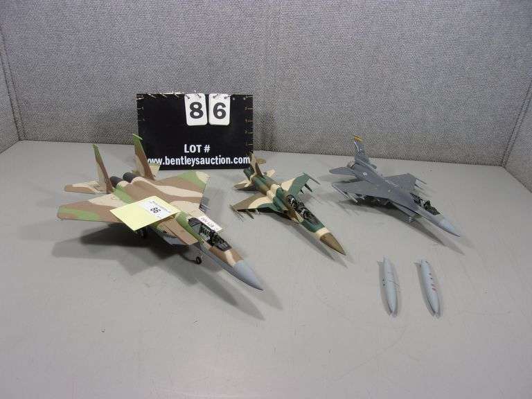 MILITARY FIGHTER JET SCALE MODELS (3X MONEY) - Bentley & Associates, LLC