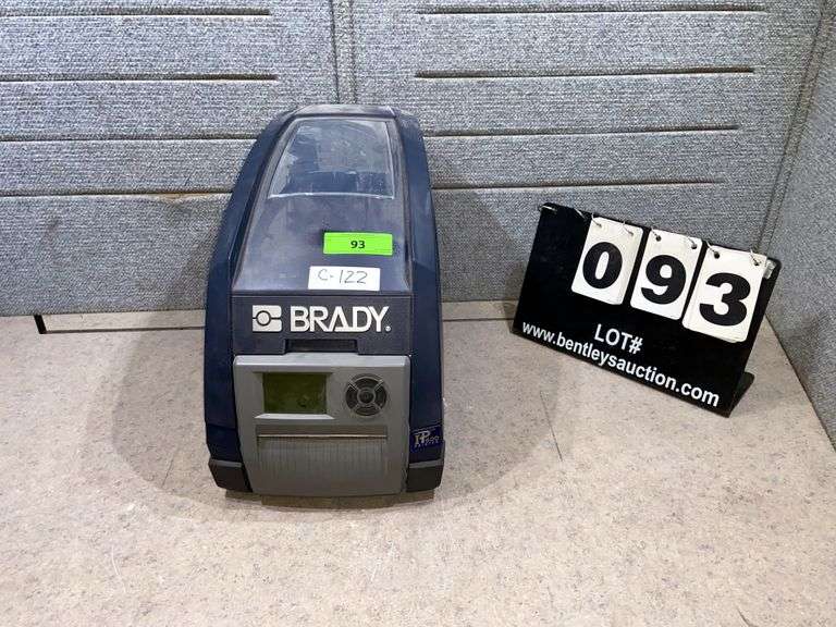 BRADY IP600 PRINTER - Bentley & Associates, LLC
