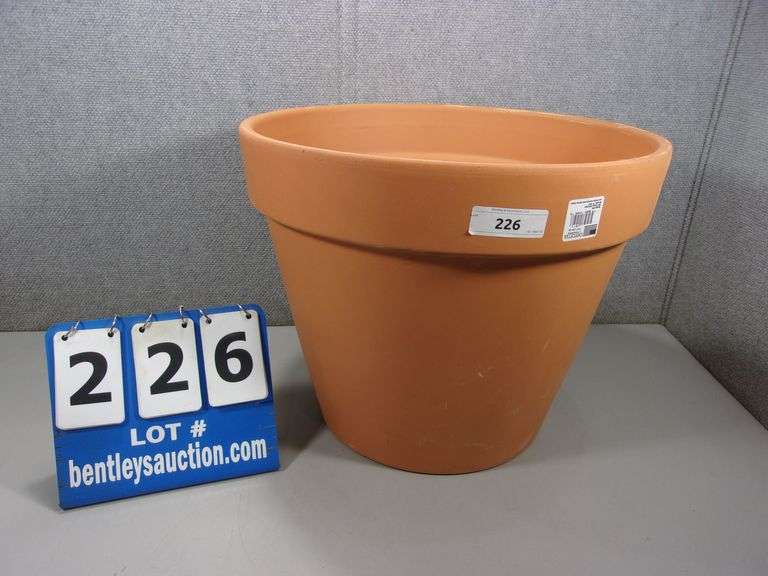 DEROMA TERRA COTTA FLOWER POT - Bentley & Associates, LLC