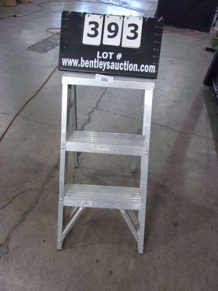 SMALL ALUMINUM STEP LADDER - Bentley & Associates, LLC