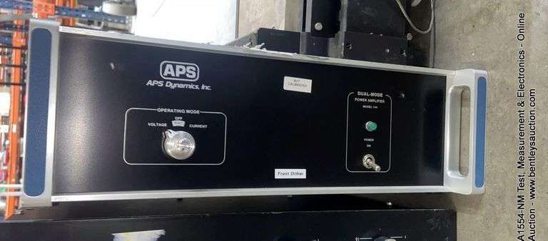 APS MODEL 144 DUAL MODE POWER AMPLIFIER W/ MODEL 400 ELECTRO-SEIS LONG STROKE SHAKER - Bentley ...