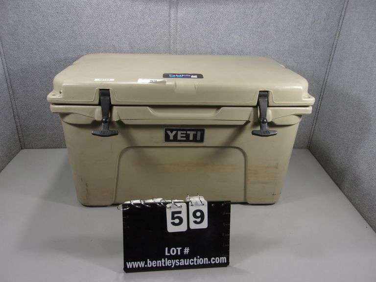 BEIGE YETI TUNDRA 45 HARD ICE CHEST COOLER - Bentley & Associates, LLC