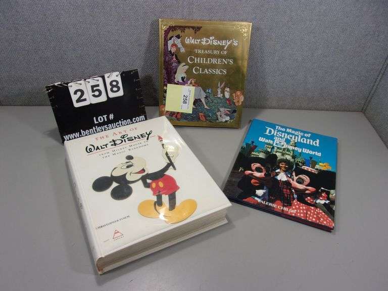 LOT: (3 BOOKS) - WALT DISNEY - Bentley & Associates, LLC