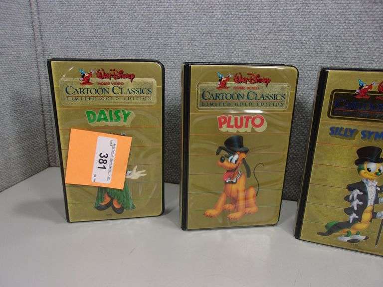 LOT: (7 VHS TAPES) - DISNEY-DAISY, PLUTO, SILLY SYMPHONIES, DISNEY'S ...