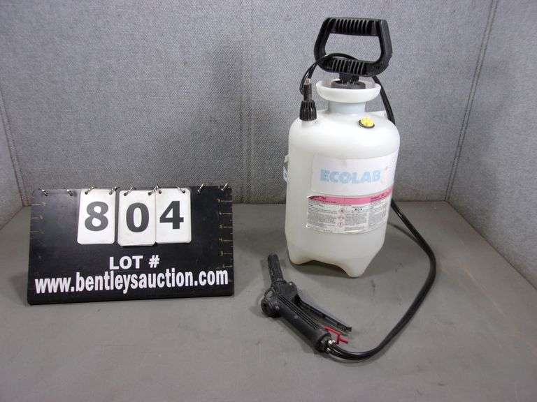 ECOLAB 2 GAL. TANK SPRAYER W/ HOSE & PUMP - Bentley & Associates, LLC