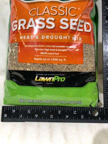 SCOTTS CLASSIC GRASS SEED - AS IS - Bentley & Associates, LLC