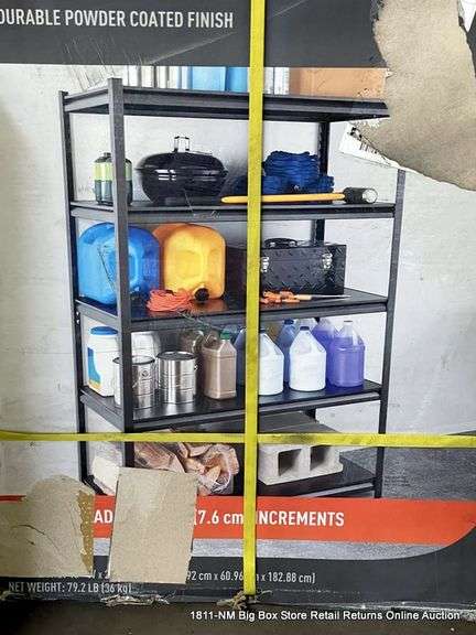 MEMBERS MARK 5-SHELF STORAGE RACK - Bentley & Associates, LLC