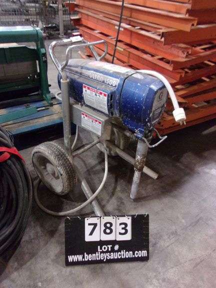 GRACO ULTRA 1500 PORTABLE ELECTRIC AIRLESS PAINT SPRAYER - Bentley ...