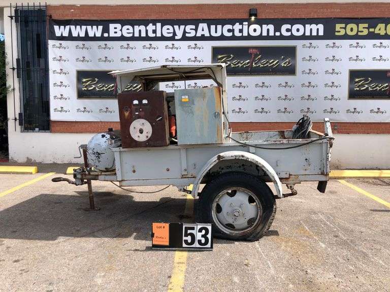 BUX SHRADER TR1C5.0 GENERATOR TRAILER ~ SINGLE AXLE, WISCONSIN MOTOR ...