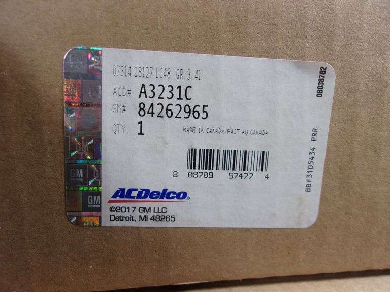AC-DELCO AIR FILTERS, PN# A3231C (4X MONEY) - Bentley & Associates, LLC