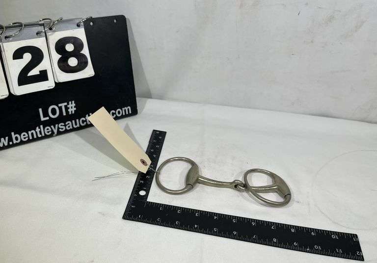 NEVER RUST SILVER HORSE BIT - Bentley & Associates, LLC