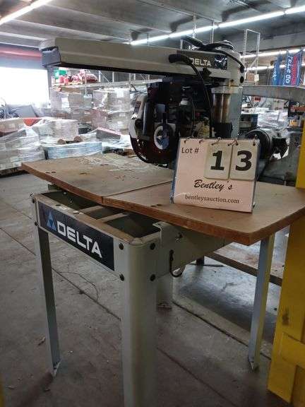 DELTA RADIAL ARM SAW - Bentley & Associates, LLC