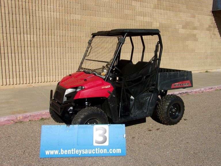 2011 POLARIS RANGER 400 HO 4X4, 132 HOURS, - Bentley & Associates, LLC