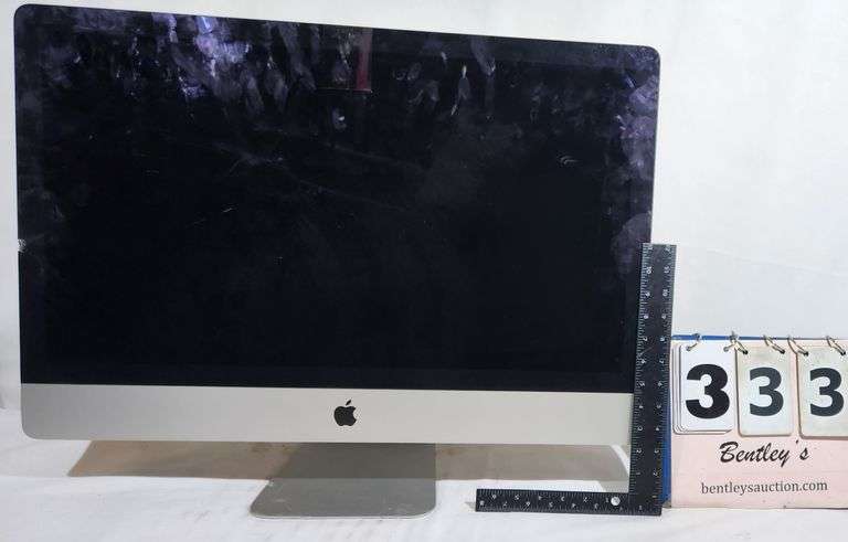 APPLE A-1419 IMAC - SCREEN CHIPPED ON EDGE, USED, AS IS - Bentley ...