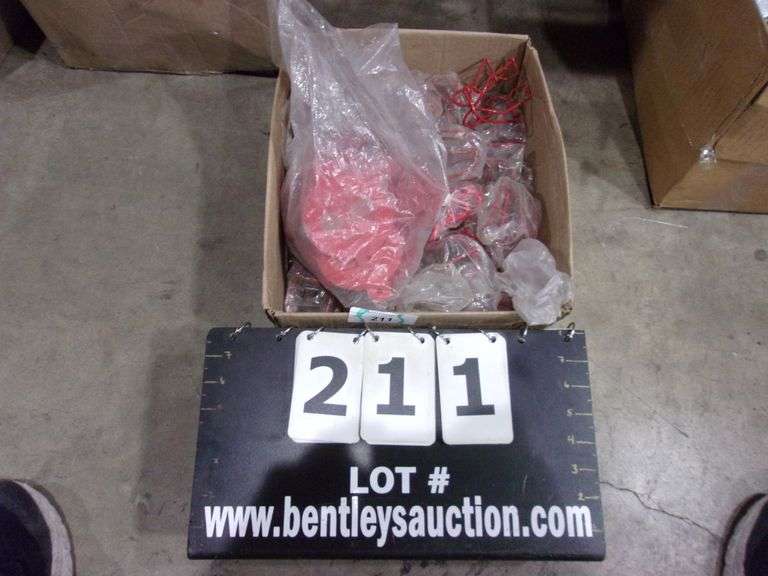 BOX: RED WATER SPRINKLER SAFETY HEADS & LOCK-OUT/TAG-OUT CAPS - Bentley ...