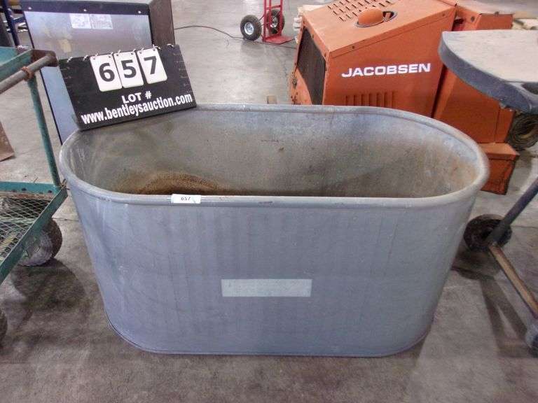 GALVANIZED METAL WATER TROUGH - Bentley & Associates, LLC