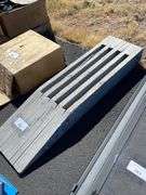 WEATHERED WOODEN WEDGE BLOCK RAMP - Bentley & Associates, LLC