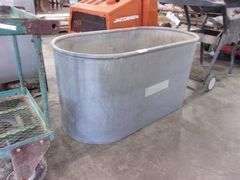 GALVANIZED METAL WATER TROUGH - Bentley & Associates, LLC