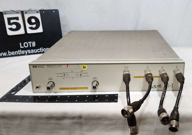 HP 87511A S-PARAMETER TEST SET - Bentley & Associates, LLC