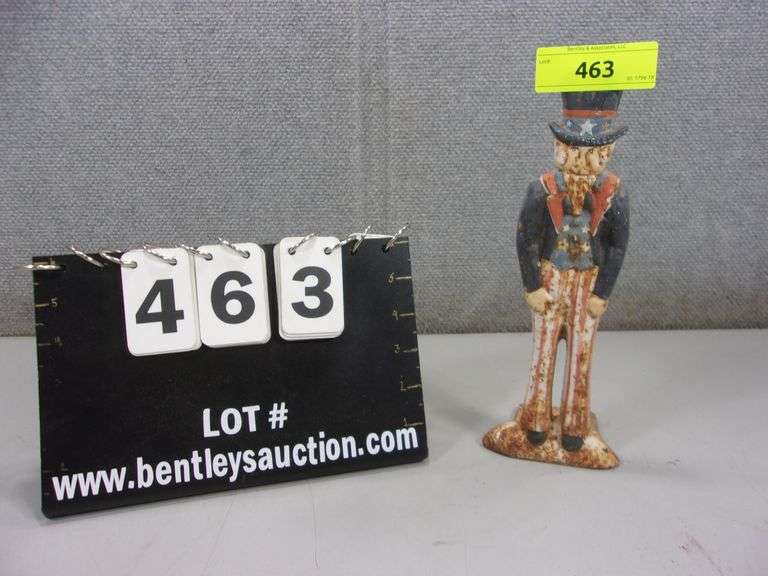 DECORATIVE METAL UNCLE SAM - Bentley & Associates, LLC