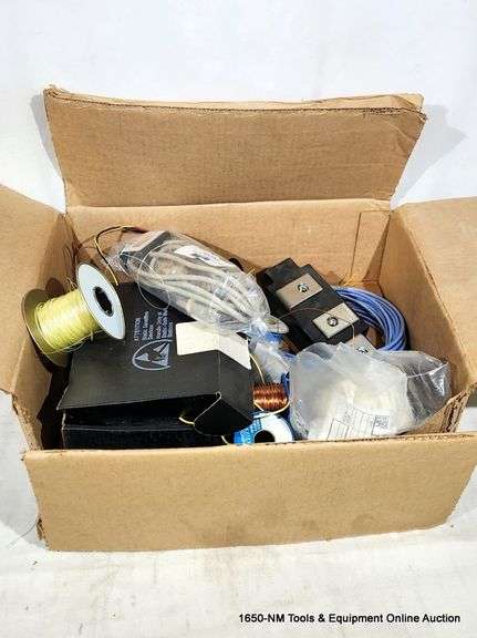 BOX: ASSORTED SPOOLS WIRE AND CONNECTORS - Bentley & Associates, LLC