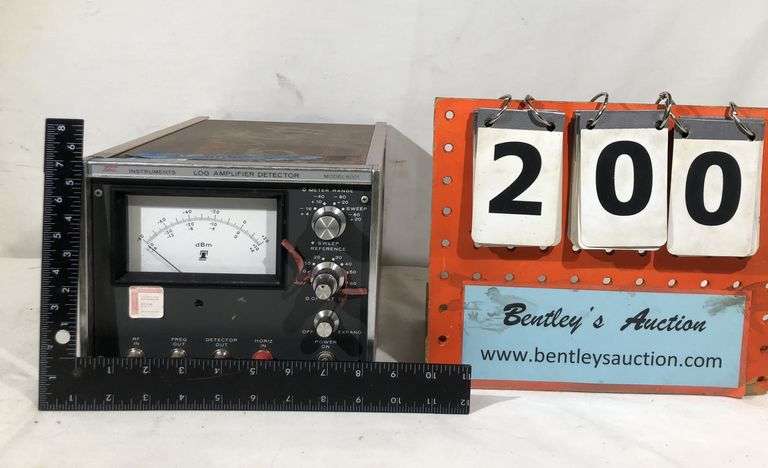 TELONIC 6001 LOG AMPLIFIER DETECTOR - Bentley & Associates, LLC