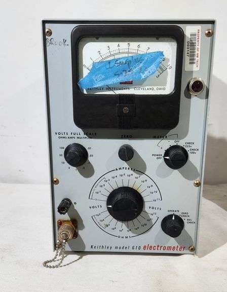 KEITHLEY 610 ELECTROMETER - Bentley & Associates, LLC
