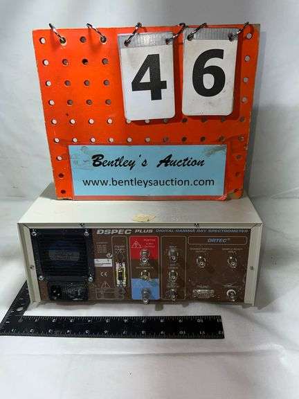ORTEC DSPEC PLUS DIGITAL GAMMA RAY SPECTROMETER - Bentley & Associates, LLC