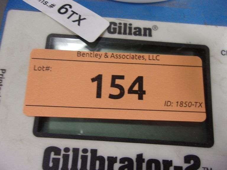 GILIAN GILIBRATOR-2 PRIMARY FLOW CALIBRATOR BUBBLE SYSTEM - Bentley ...