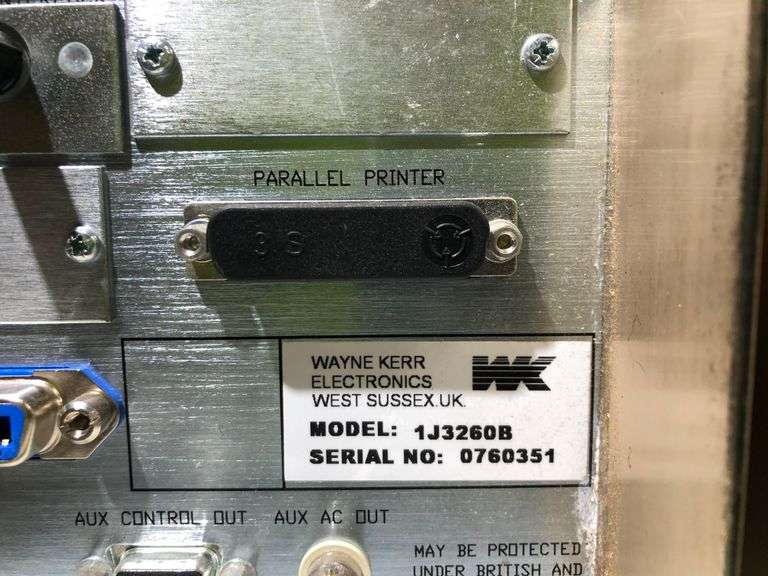 WAYNE KERR 3260B PRECISION MAGNETICS ANALYZER - Bentley & Associates, LLC