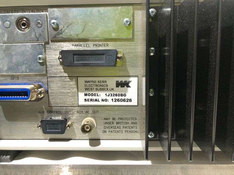 WAYNE KERR 3260B PRECISION MAGNETICS ANALYZER - Bentley & Associates, LLC