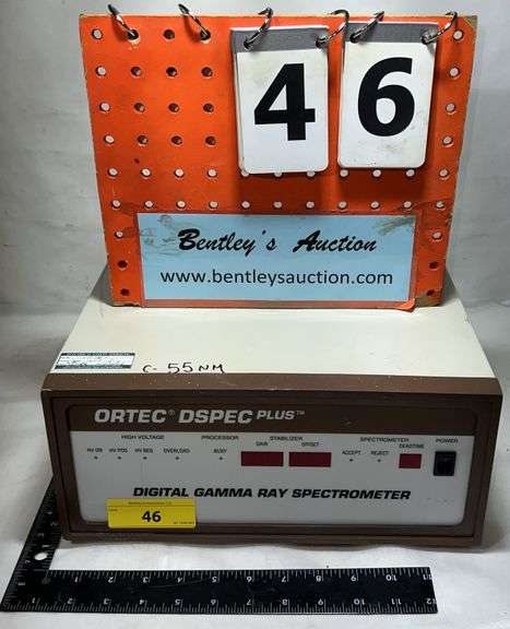 ORTEC DSPEC PLUS DIGITAL GAMMA RAY SPECTROMETER - Bentley & Associates, LLC