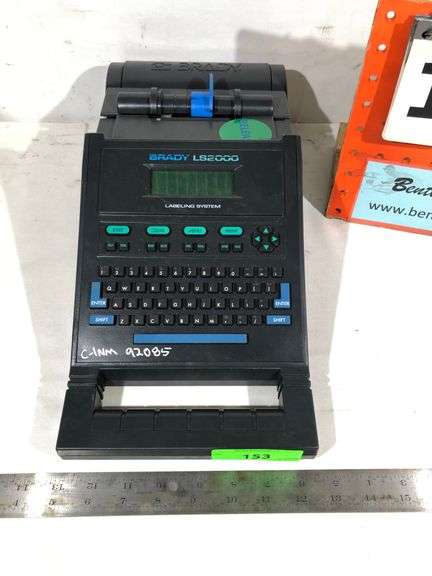 BRADY LS2000 LABELING SYSTEM - Bentley & Associates, LLC