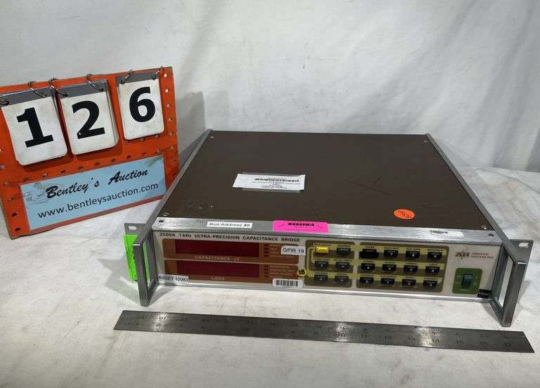 ANDEEN HAGERLING 2500A ULTRA-PRECISION CAPACITANCE BRIDGE - Bentley ...