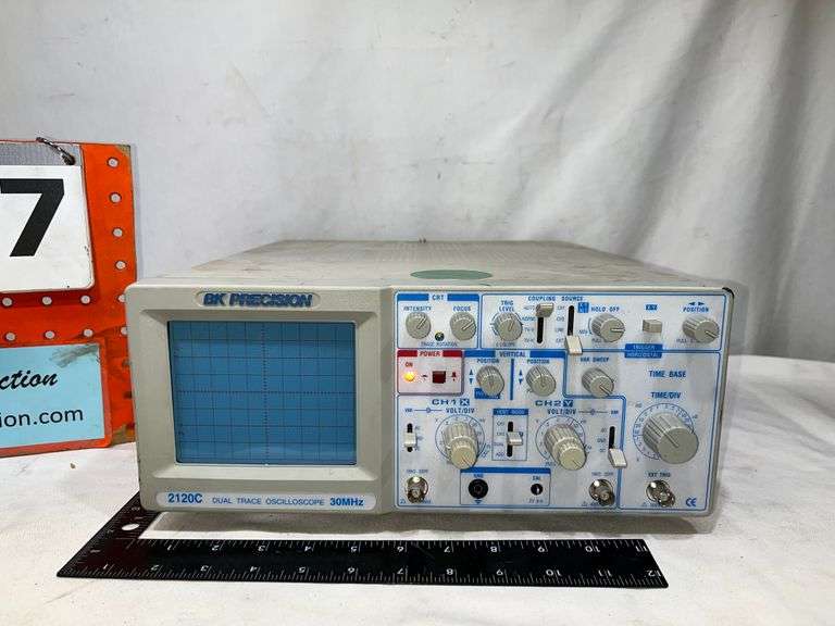 BK PRECISION 2120C DUAL TRACE OSCILLOSCOPE - Bentley & Associates, LLC