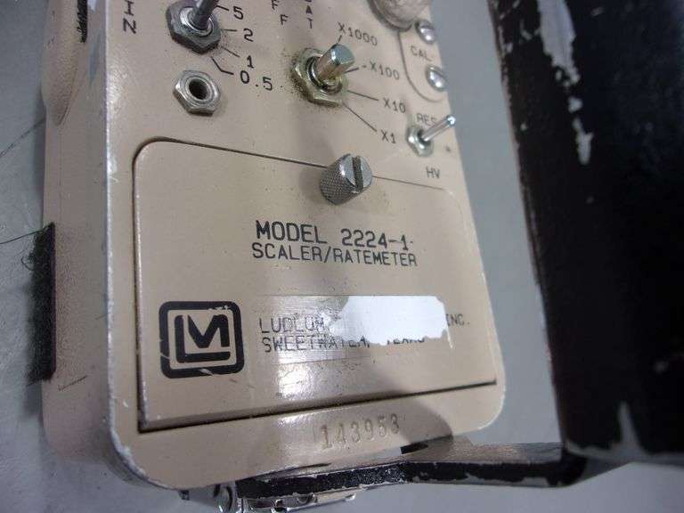 LUDLUM MEASUREMENTS MODEL 2224-1 SURVEY METER - Bentley & Associates, LLC