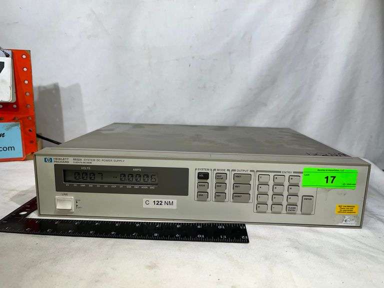 HP 6632A SYSTEM DC POWER SUPPLY - Bentley & Associates, LLC
