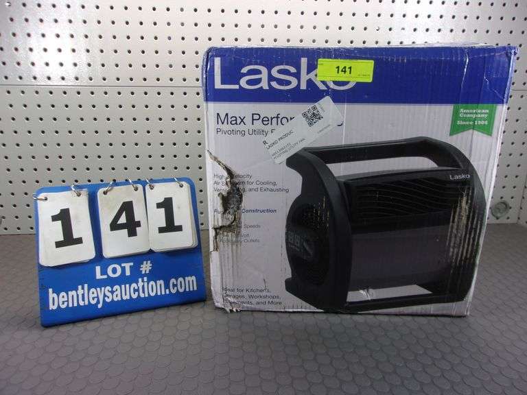 LASKO MAX PERFORMANCE PIVOTING UTILITY FAN - Bentley & Associates, LLC