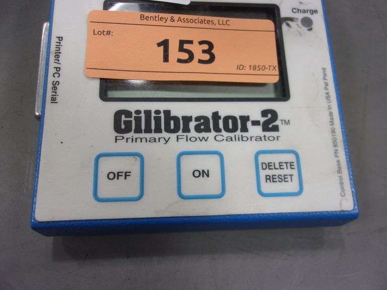 GILIAN GILIBRATOR-2 PRIMARY FLOW CALIBRATOR BUBBLE SYSTEM - Bentley ...
