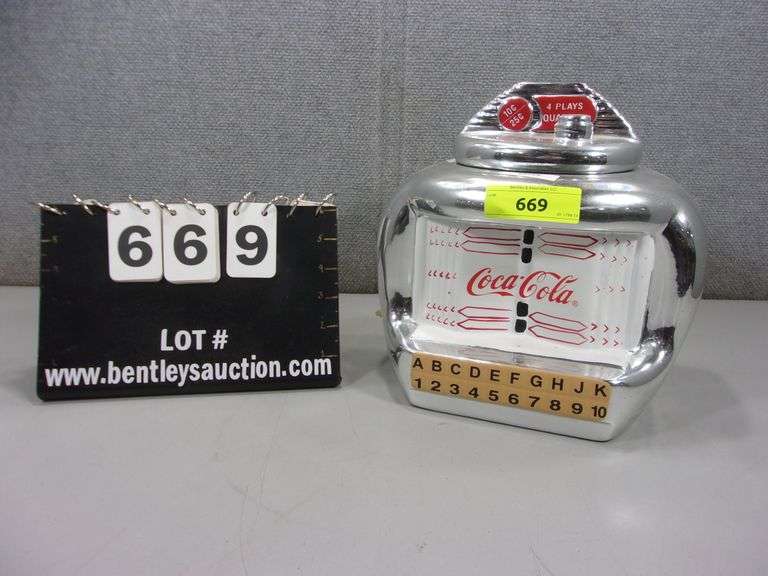 2003 COCA-COLA CERAMIC JUKEBOX STYLED COOKIE JAR - Bentley & Associates ...