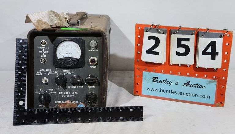 GE HALOGEN LEAK DETECTOR - Bentley & Associates, LLC