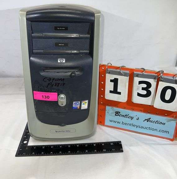 HP PAVILION 563W DESKTOP PENTIUM 4 - USED, AS IS - Bentley & Associates ...