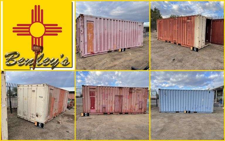 1832-NM 20' Shipping Containers Online Auction - Bentley & Associates, LLC