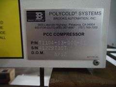 BROOKS AUTOMATION POLYCOLD SYSTEM PCC COMPRESSOR - Bentley & Associates ...