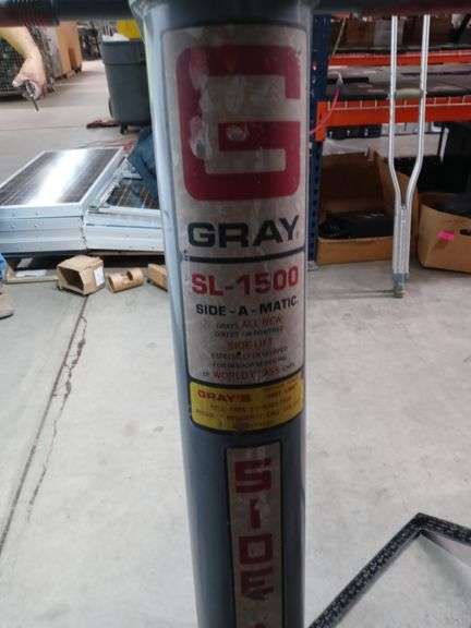 GRAY SL-1500 SIDE-A-MATIC SIDE LIFT - Bentley & Associates, LLC