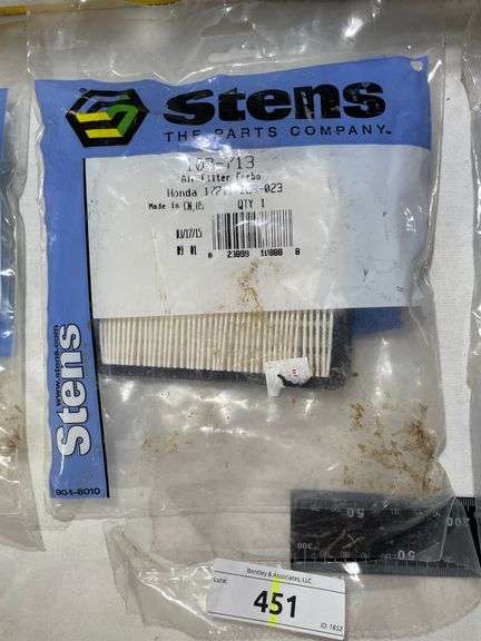 STACK: STENS AIR FILTERS - Bentley & Associates, LLC