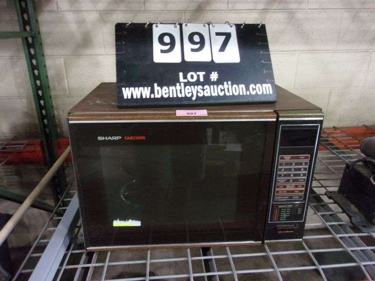 SHARP CAROUSEL MICROWAVE OVEN - Bentley & Associates, LLC
