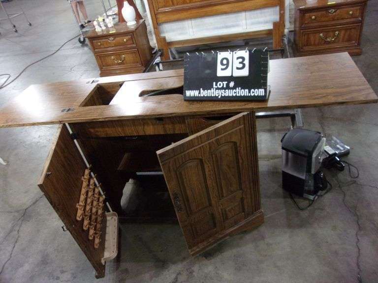 HIDDEN SEWING MACHINE TABLE - Bentley & Associates, LLC